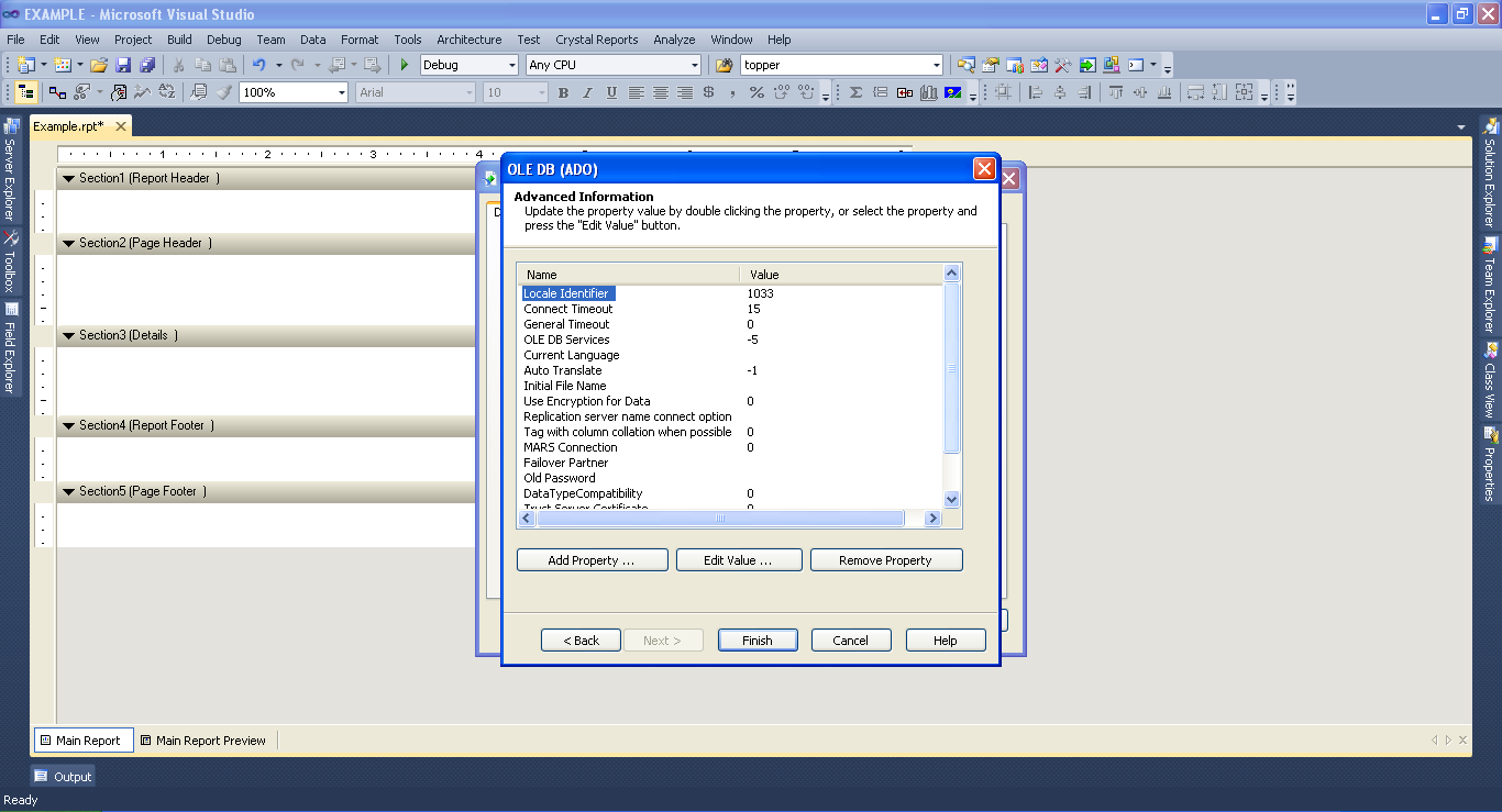 How To Create Crystal Report In Using Store Procedure Aspmantra Aspnetmvc