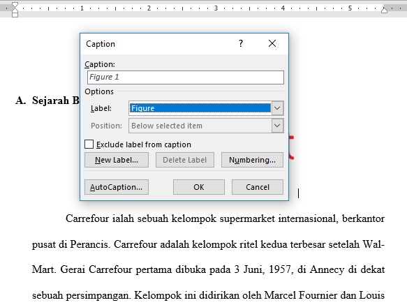 Menambahkan Caption Pada Gambar Di Microsoft Word - Mr. Yusuf Ismail