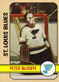 JOHNGY'S BEAT: Cards That Never Were: Peter McDuffe 1972-73 & 1976-77 Topps
