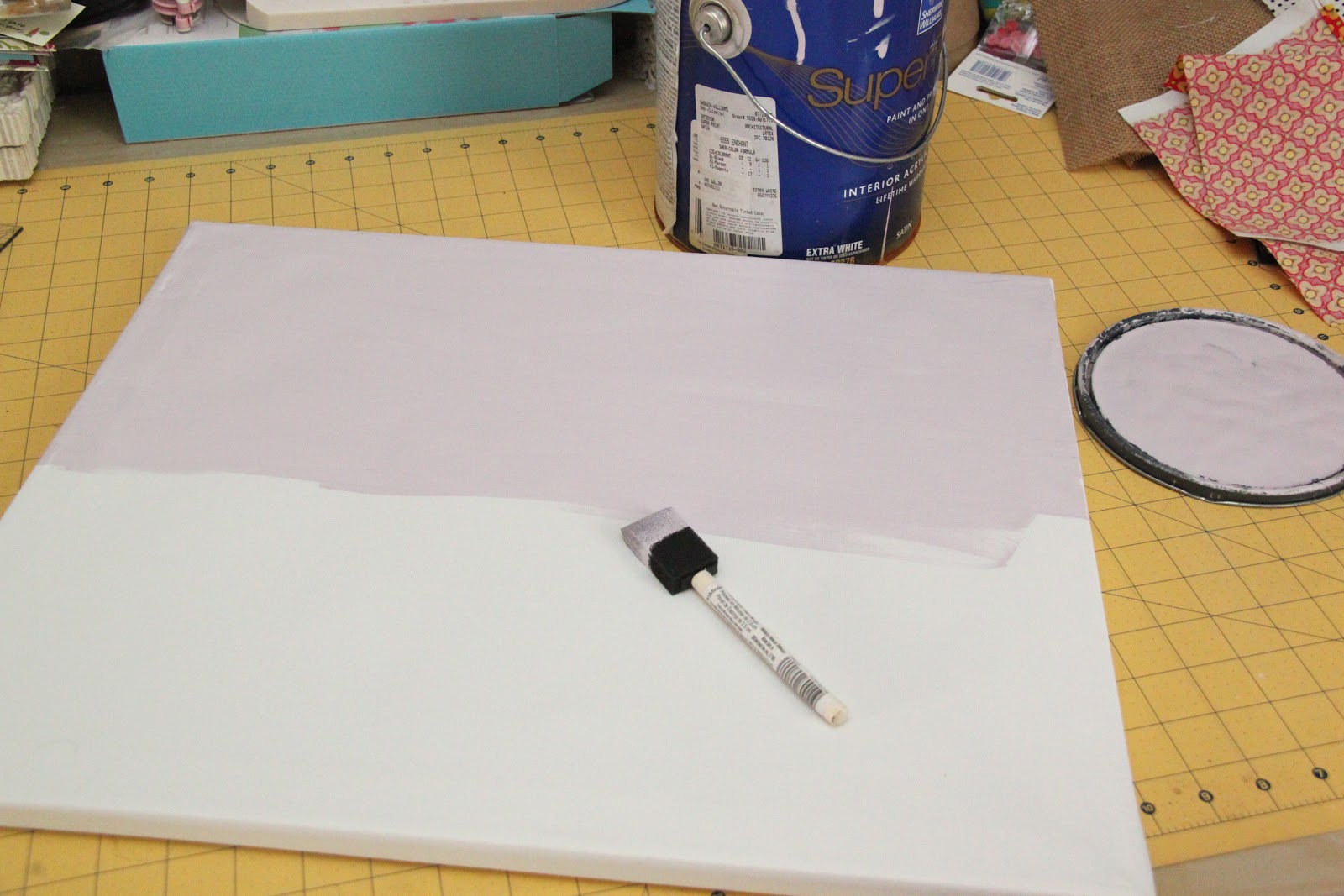 TUTORIAL: Framed Inspirational Canvas - Smashed Peas & Carrots