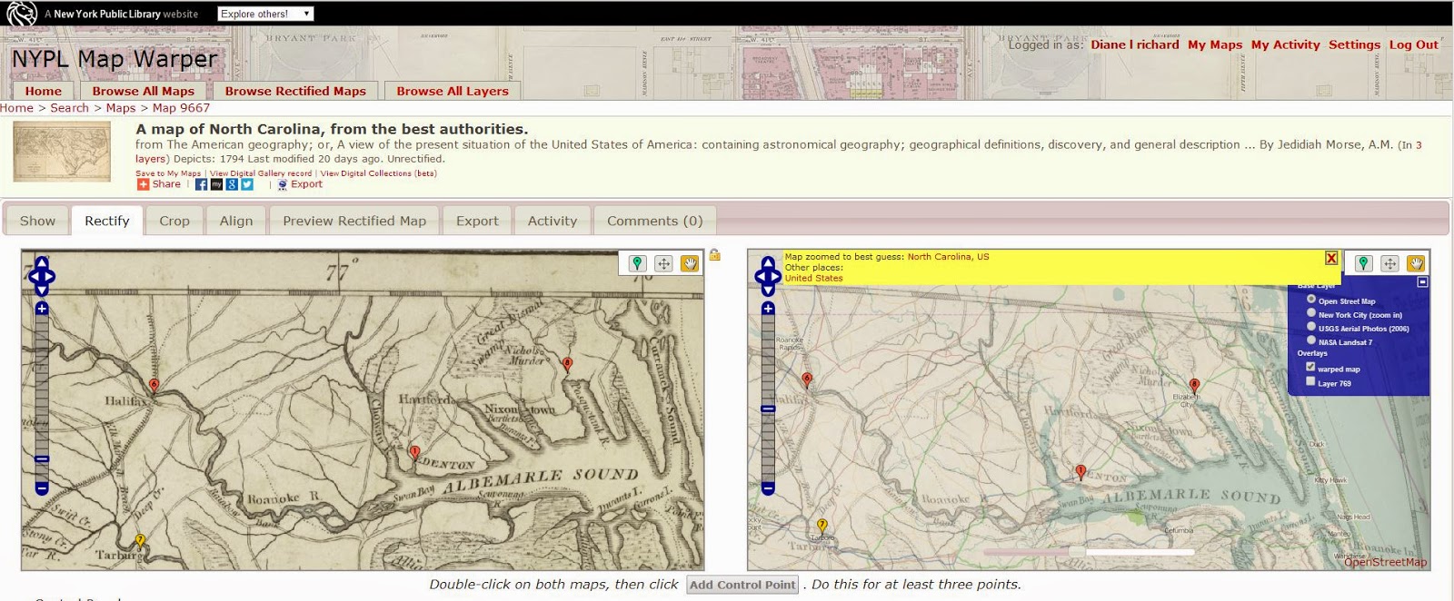 UpFront with NGS: Overlaying historic maps on modern maps is always ...