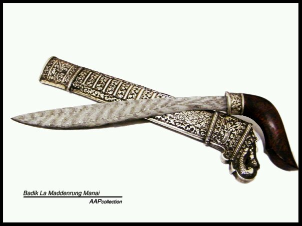 ARIES PRATAMAworld: Badik Bugis raja "La Maddenrung Manai"
