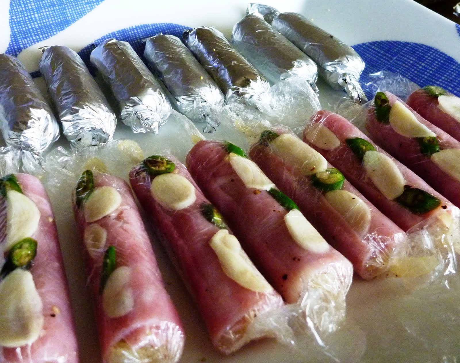 The Spices Of Life . . .: Nem chua Ham (Pickled Ham)