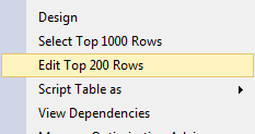 The Coding Swede: How to edit the Where-clause in "Edit Top 200 Rows" in SQL Server Management ...