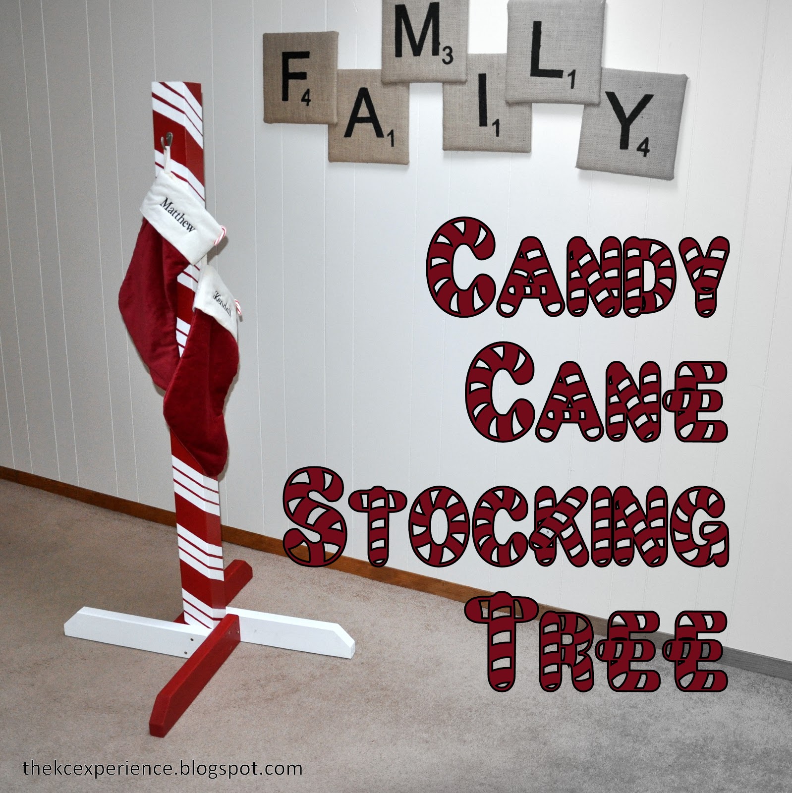 the kc experience: Candy Cane Stocking Tree Reveal & A Tale