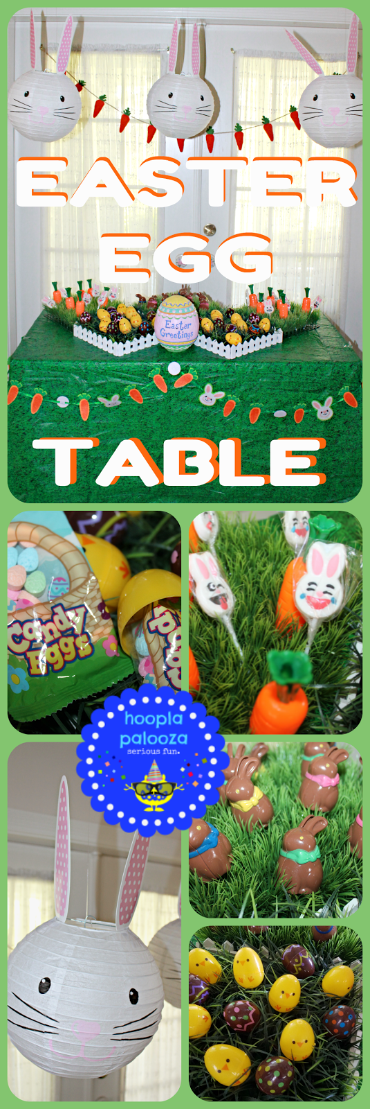 hoopla palooza: easter egg table with oriental trading company
