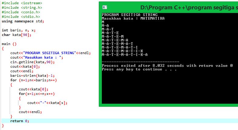 Contoh program manipulasi string pada pascal dan c++ - Blog for Learning
