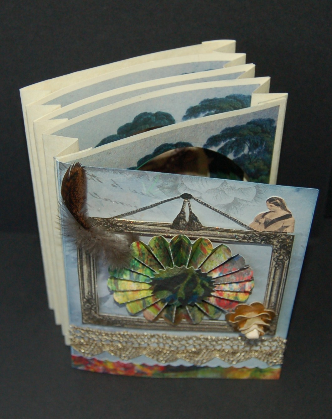 Izzwizz Creations: Tunnel cards 2 - a Castle and lots of Flowers