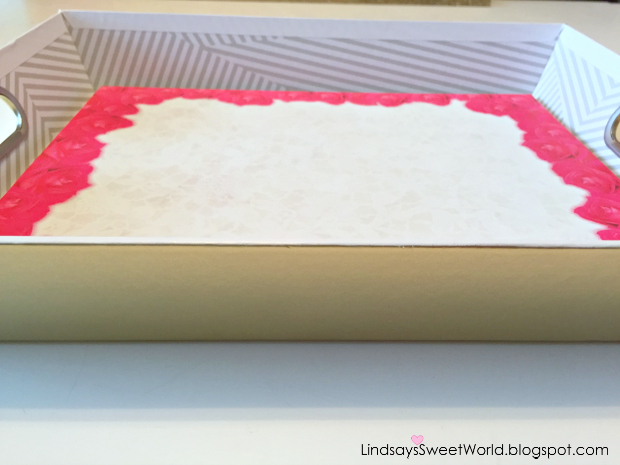 Lindsay's Sweet World: DIY Metallic Gold Paper Trays