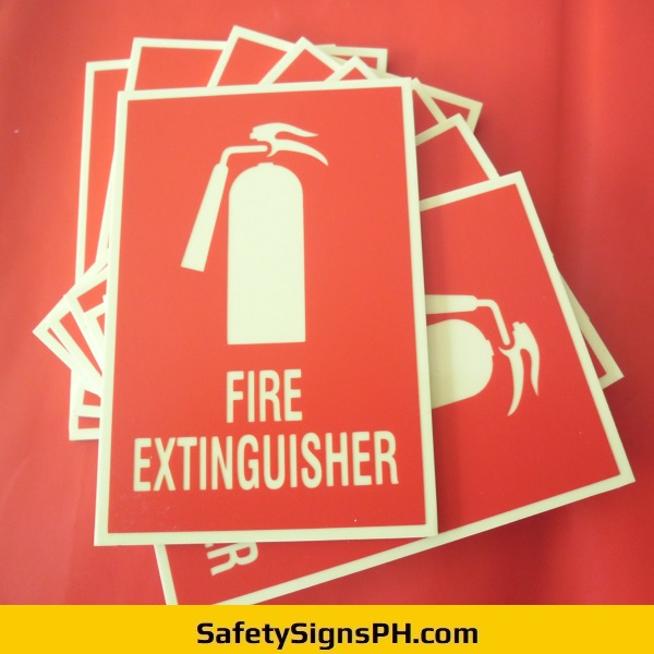 Fire Extinguisher Signs - SafetySignsPH.com Philippines