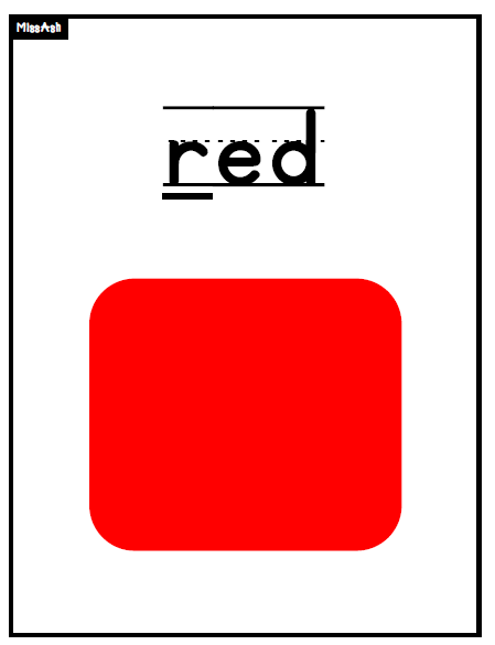 ASH THE TEACHER: ck, e, u, r