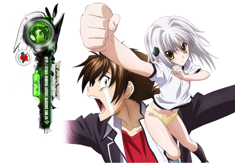 Highschool DxD:Koneko+Hyoudo Issei Render | ORS Anime Renders