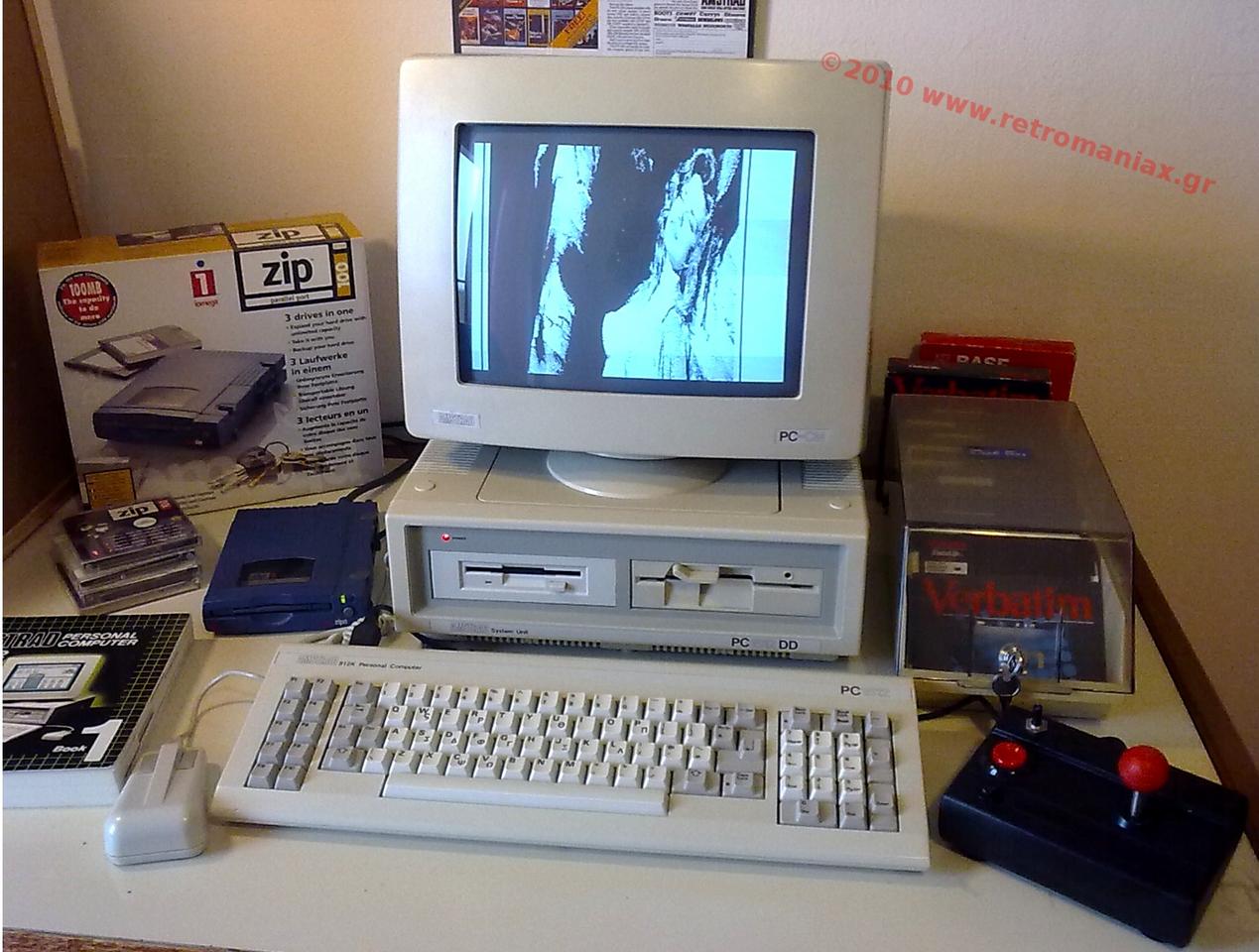 80s bits: Σύνδεση 100MB ZIP DRIVE στον AMSTRAD PC 1512