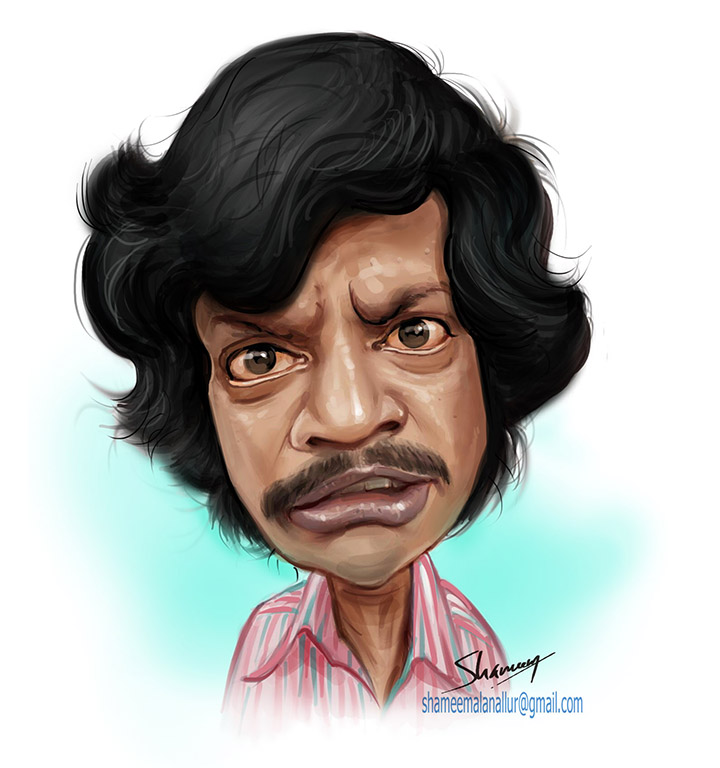 Creative Artist. Shameem : salim kumar caricature