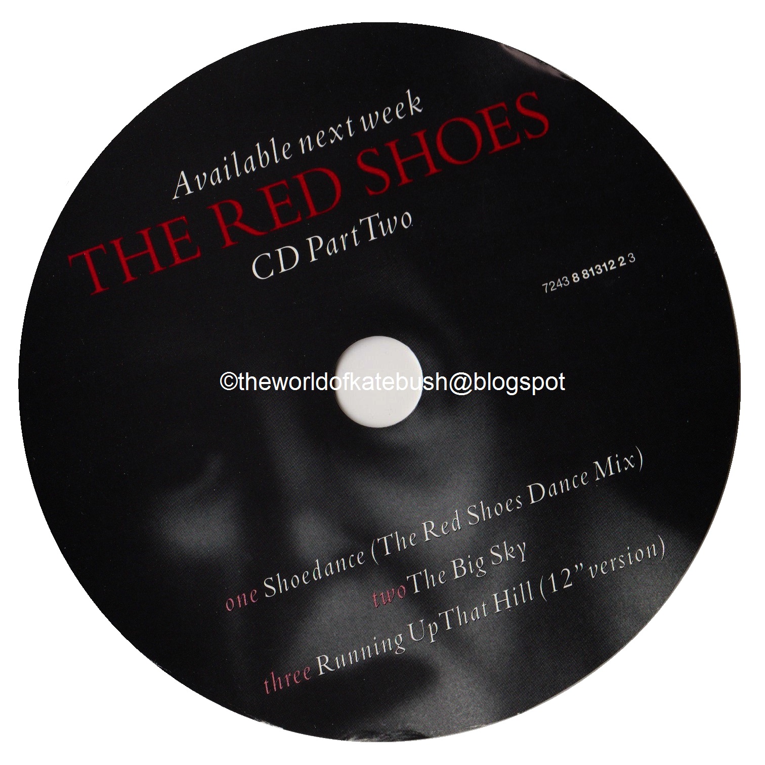 THE WORLD OF KATE BUSH: The Red Shoes - UK CD Single: Part 1