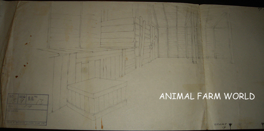 Living Lines Library: Animal Farm (1954) - Production Drawings > Layouts