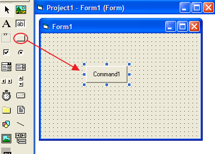 Cara Menggunakan Command Button - Visual Basic 6 untuk Pemula