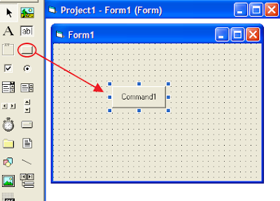 Cara Menggunakan Command Button - Visual Basic 6 untuk Pemula