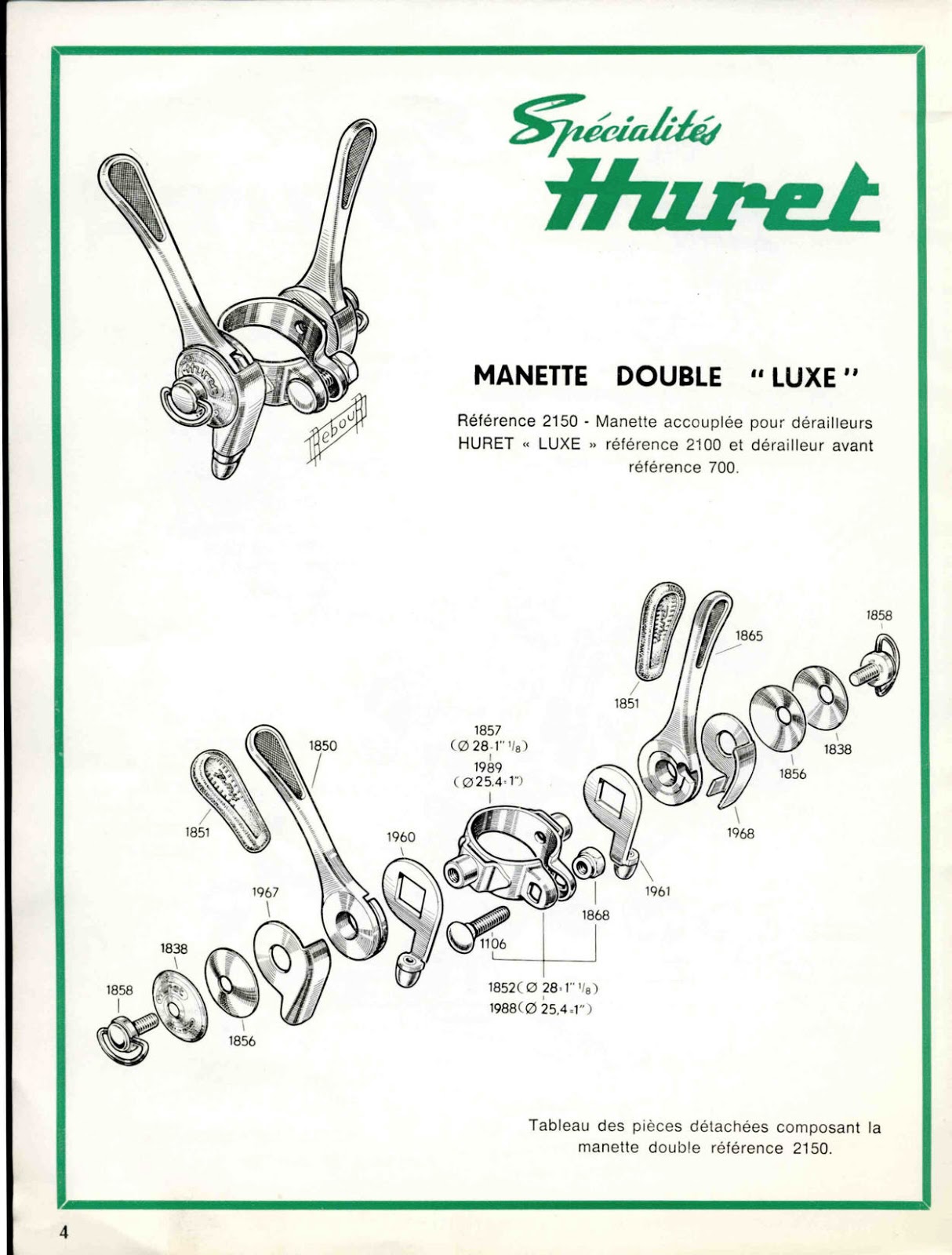 CATALOGUES HURET: HURET 1966
