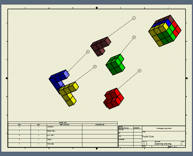 S.Wesley's Multimedia Design Portfolio: Puzzle Cube