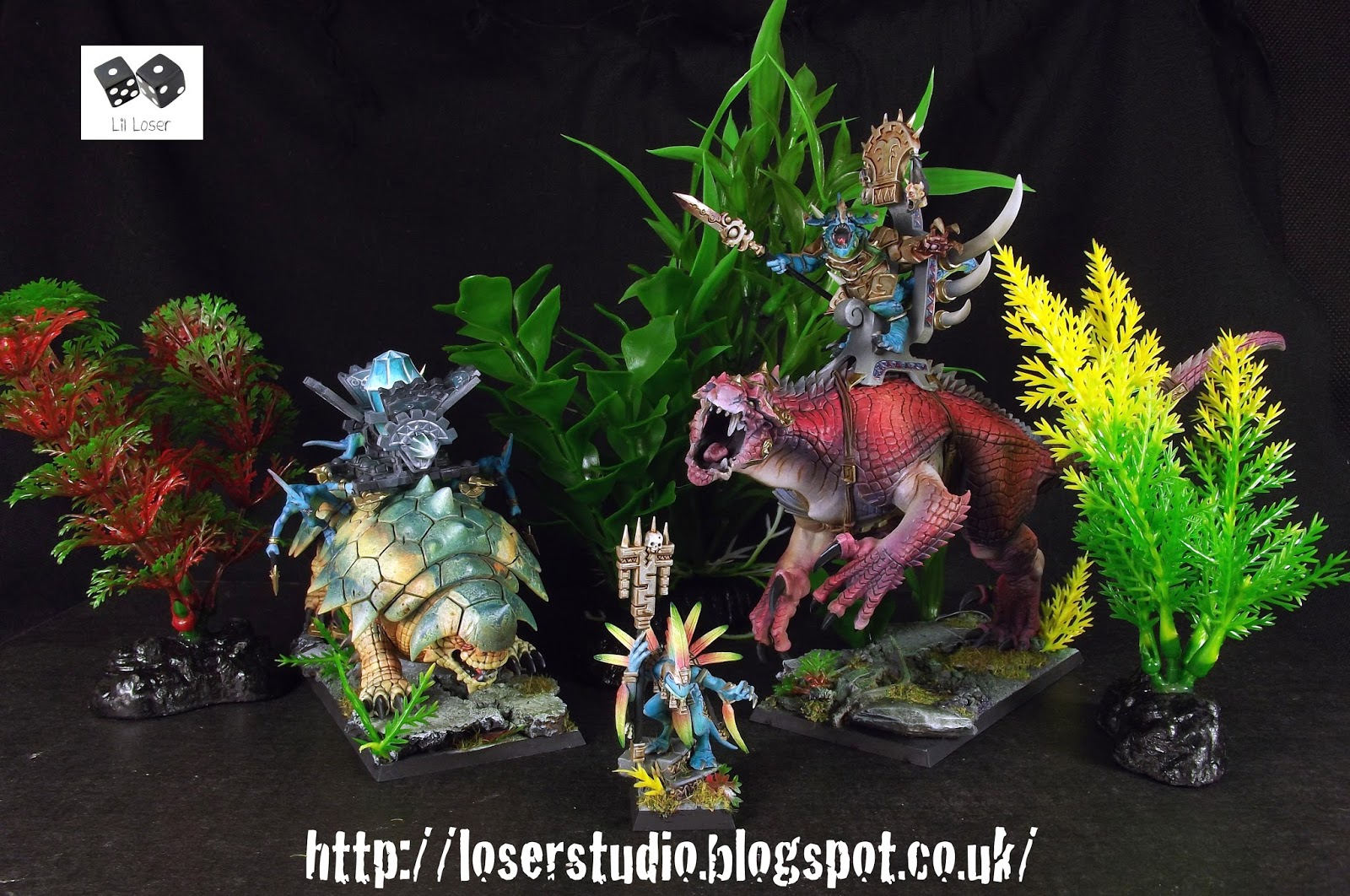 Welcome to the Jungle. New Lizardmen Bastiladon, Carnosaur and Skink ...
