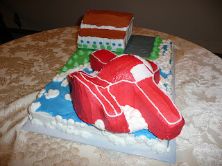 Desserts by Robin: Airplane & Hangar Cake