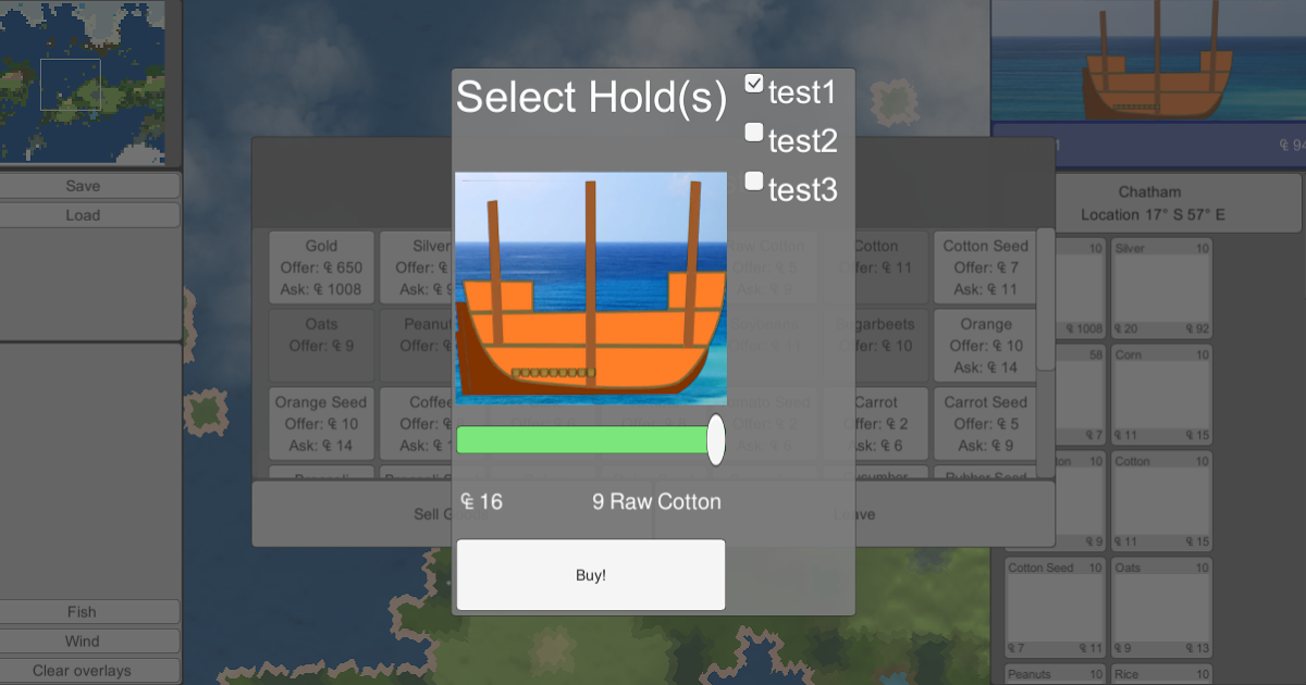 The Making of a Ham: Dev Blog- Sea Trading Game. New Hold Design in ...