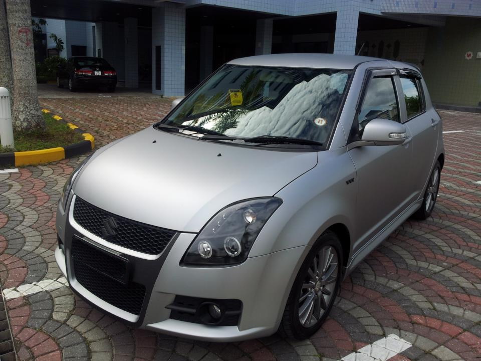 Swift R Brothers: Silver Matte Wrap Suzuki Swift