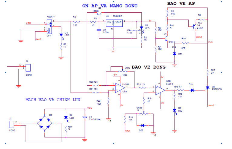 Dùng 7805 như thế nào là hợp lý