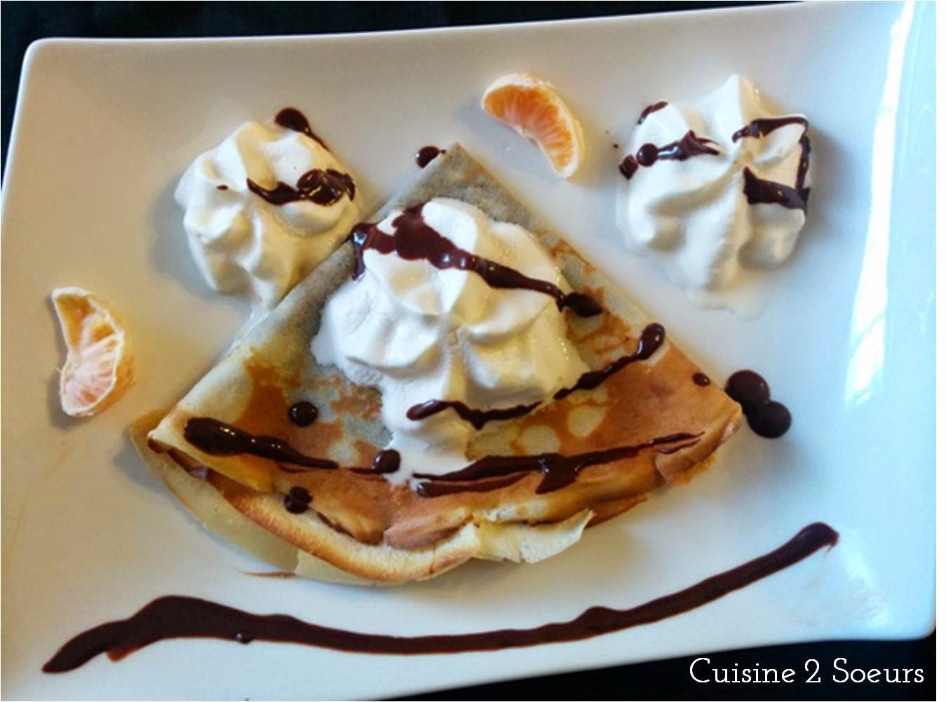 Cuisine 2 Soeurs: Crêpe au chocolat et chantilly de clémentines ...