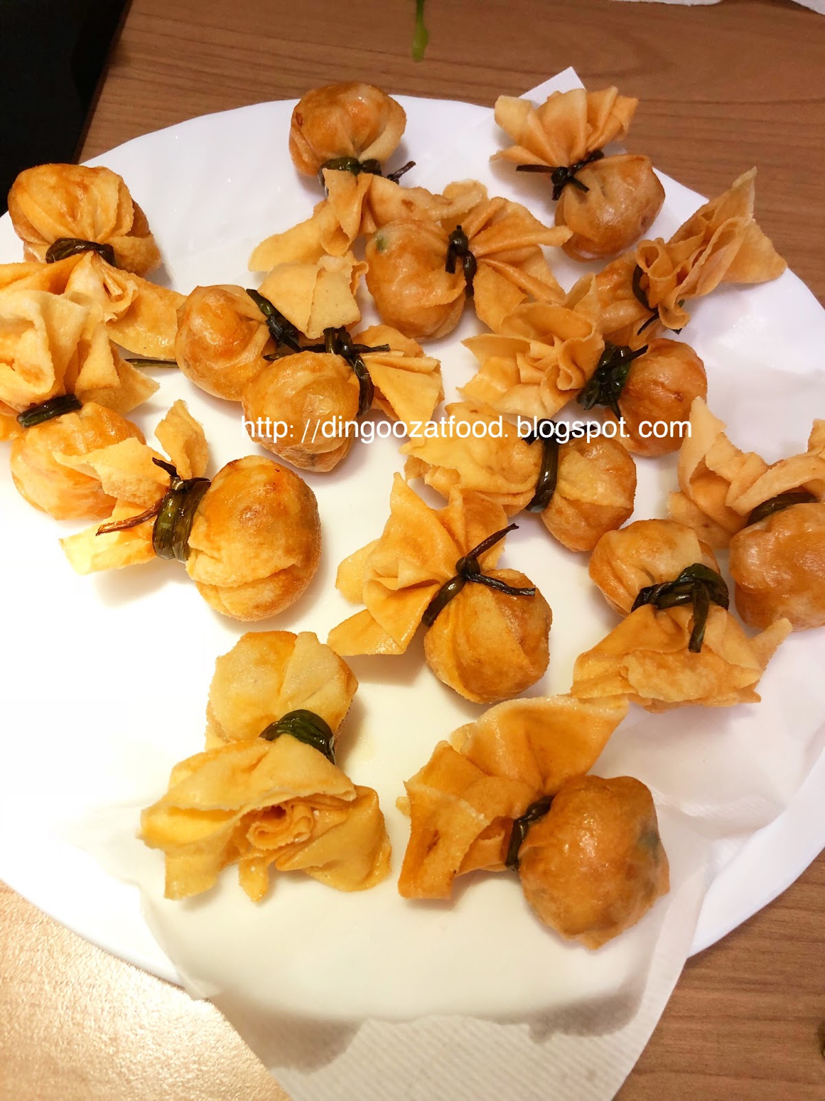 Miki's Food Archives : Crispy Money Bag 香脆黄金福袋