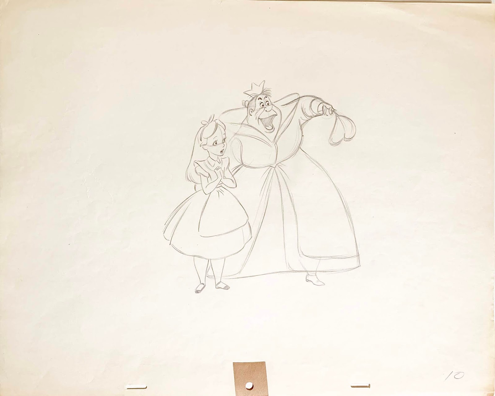 Animation Collection: Original Production Animation Drawing of Alice ...