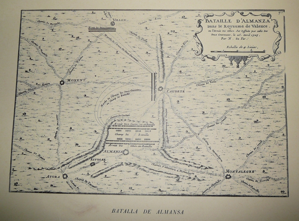 Oportunitats i saldos 3 x 2: Mapa de la batalla d'Almansa