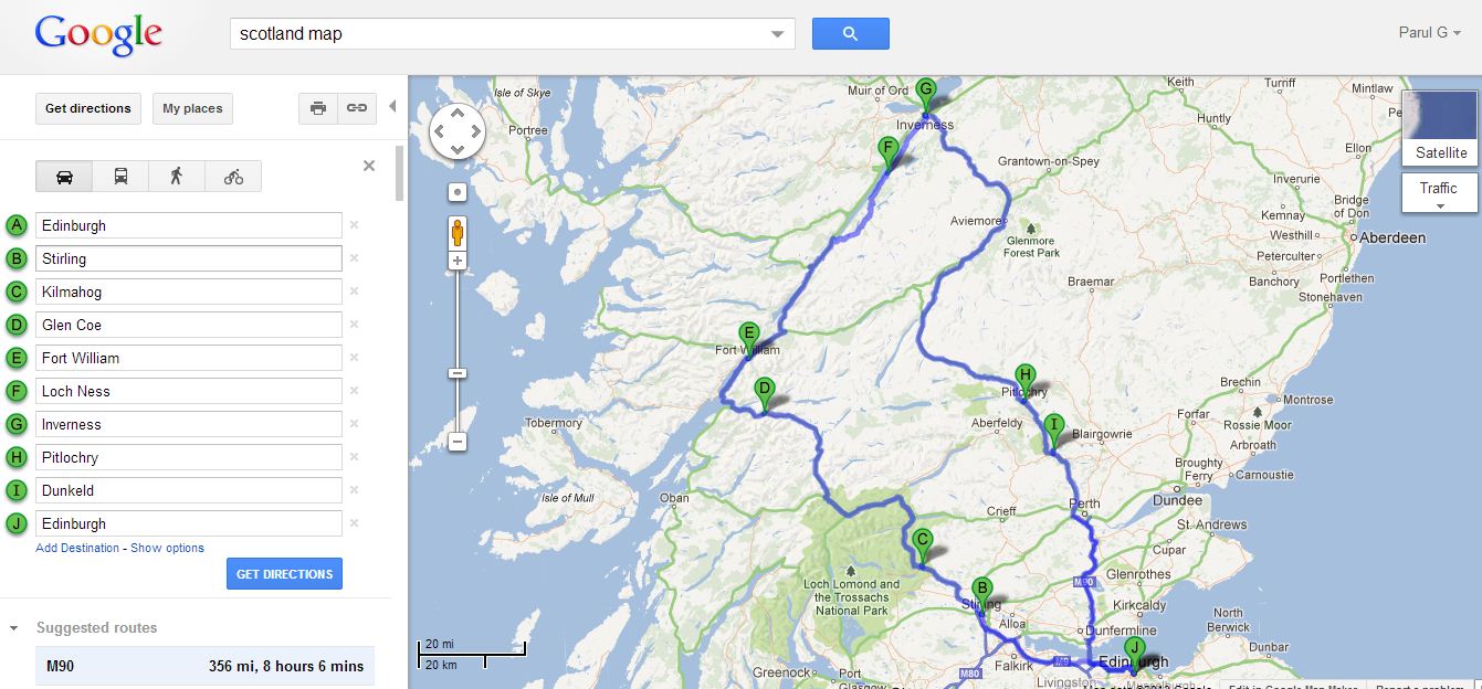 Roller coaster!: Scotland Road Trip!