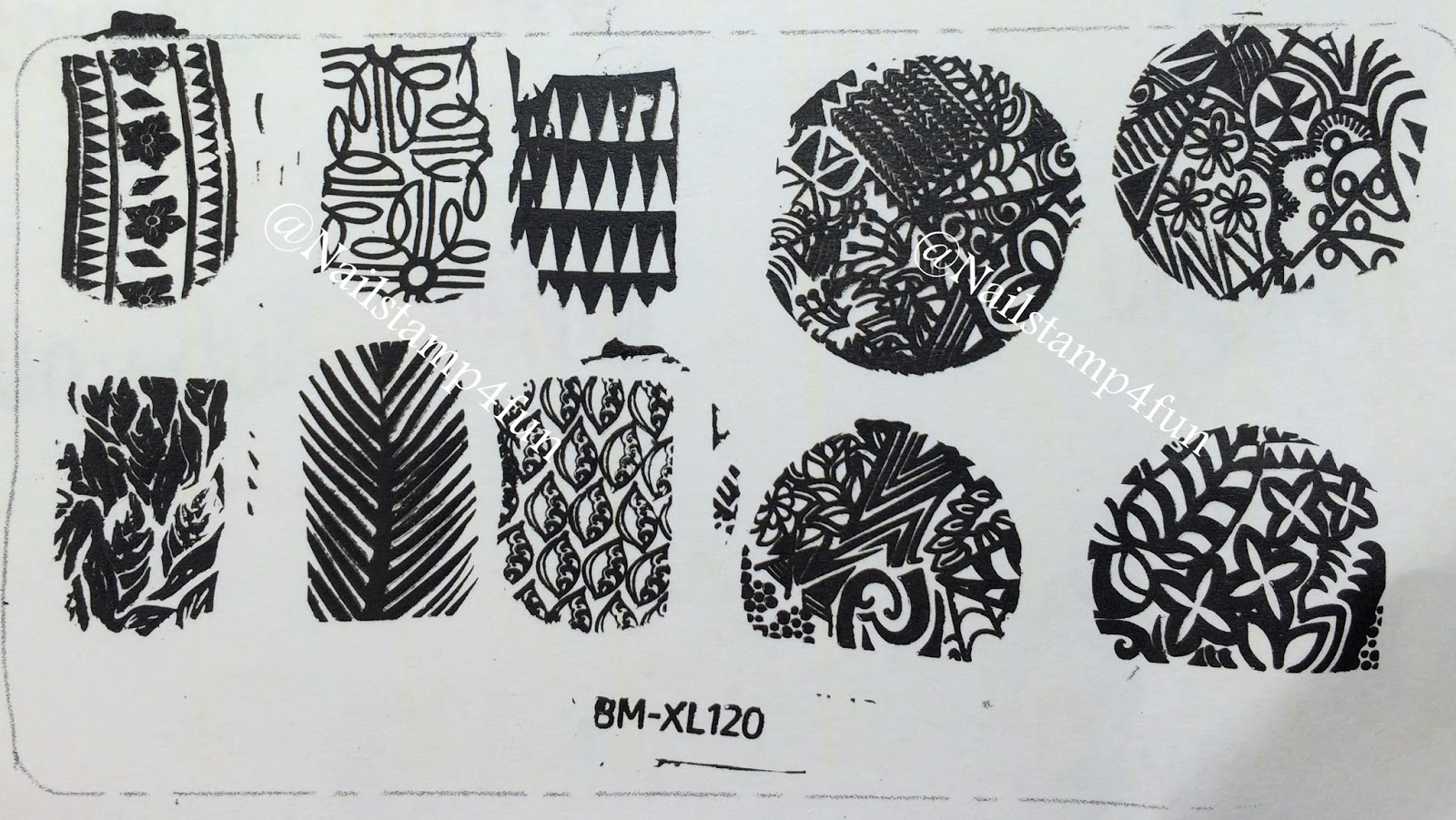 Nail Stamp 4 Fun: Polynesian Tribal Set from Bundle Monster Polynesia ...