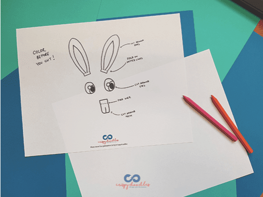 Paper Bunny Hand Puppet - The Joy of Sharing