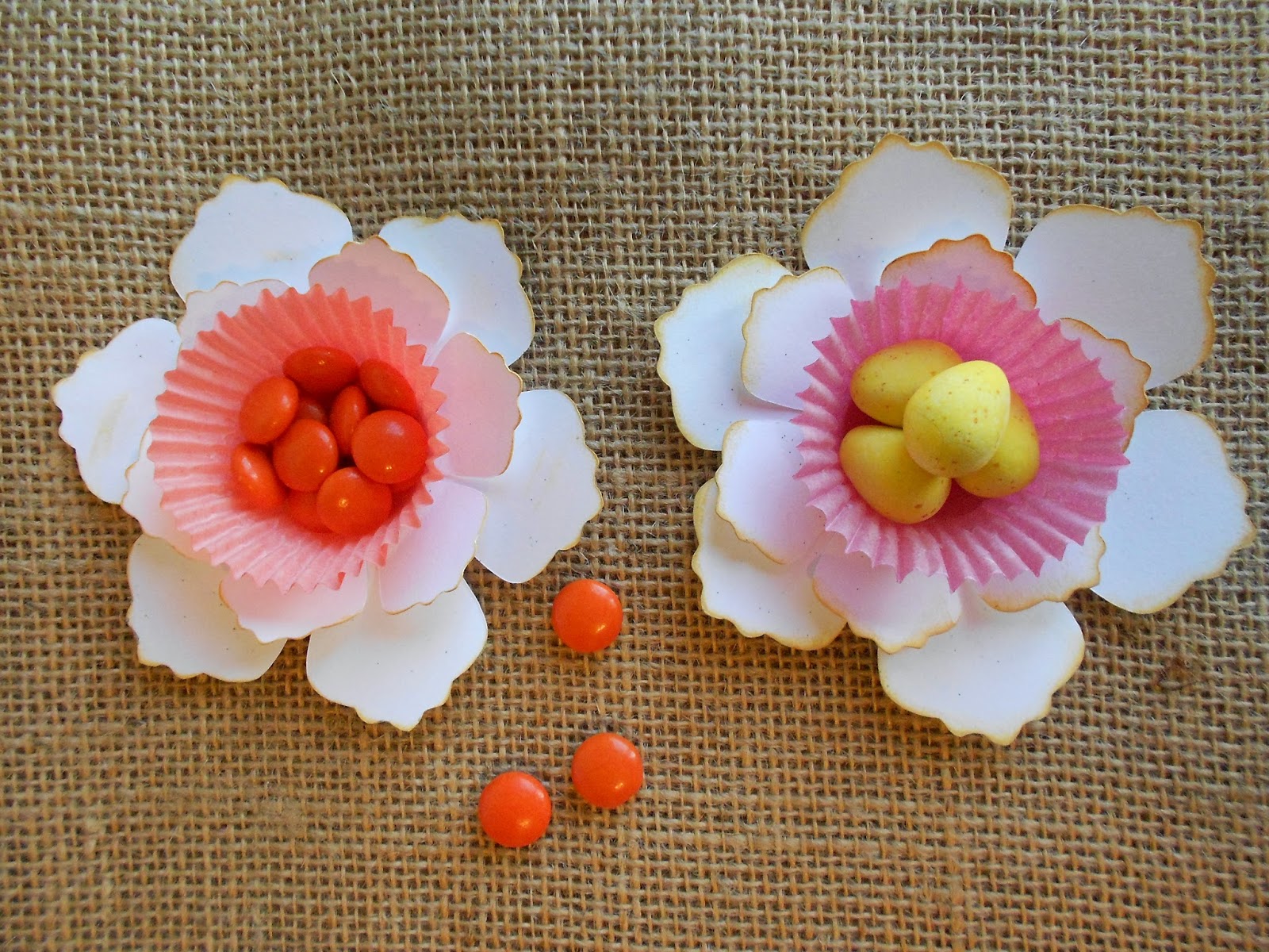 Make It Scrappin : Candy Center Flowers