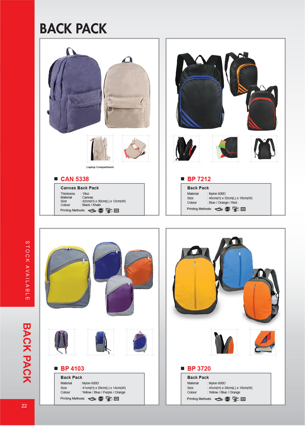 CENDERAHATI BACK PACK | Pembekal Cenderahati Korporat Shah Alam ...