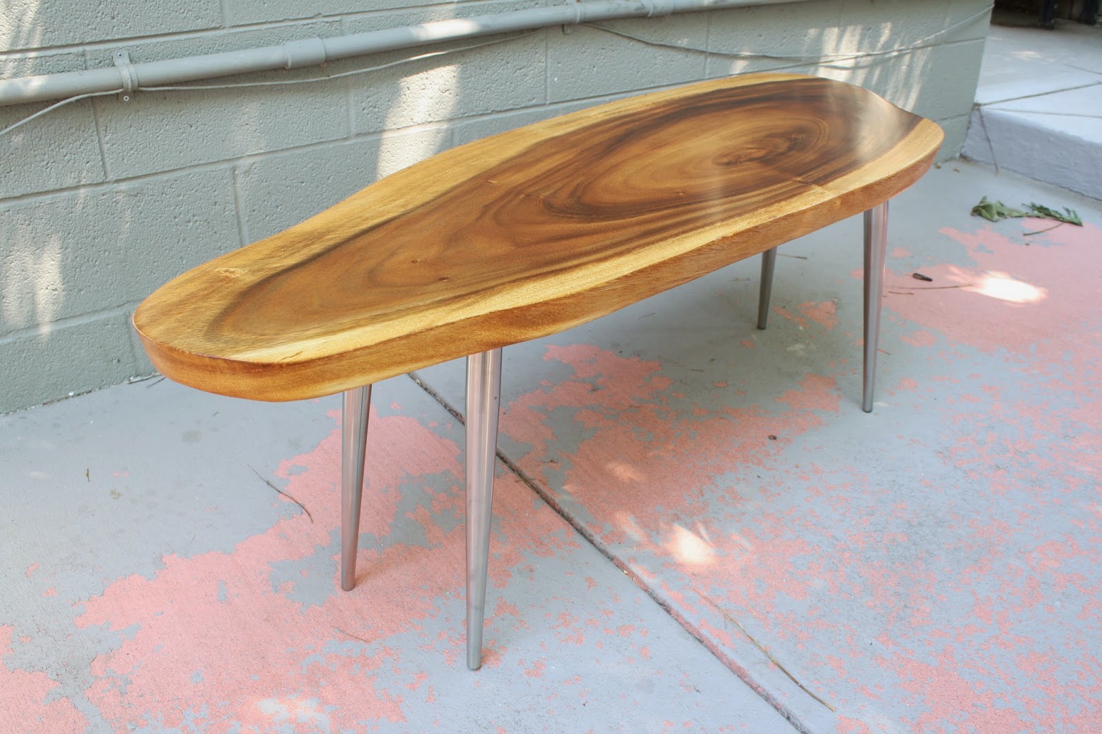 Modwerks: Vintage Monkey Pod Wood Coffee Table
