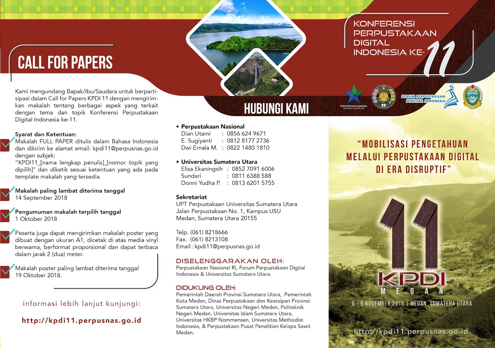 KPDI (Konferensi Perpustakaan Digital Indonesia) Ke-11 Tahun 2018 ...