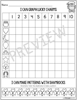 Emily Jane Creates: ST. PATRICK'S DAY LUCKY CHARMS GRAPHING