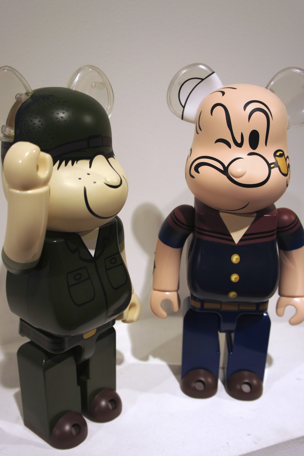 i - first person singular: Beetle Bailey & Popeye Bearbricks | Dr ...