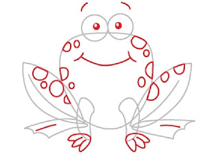 Spring Peeper Frogs: How To Draw a Frog on a Lily Pad - Animated Frog ...