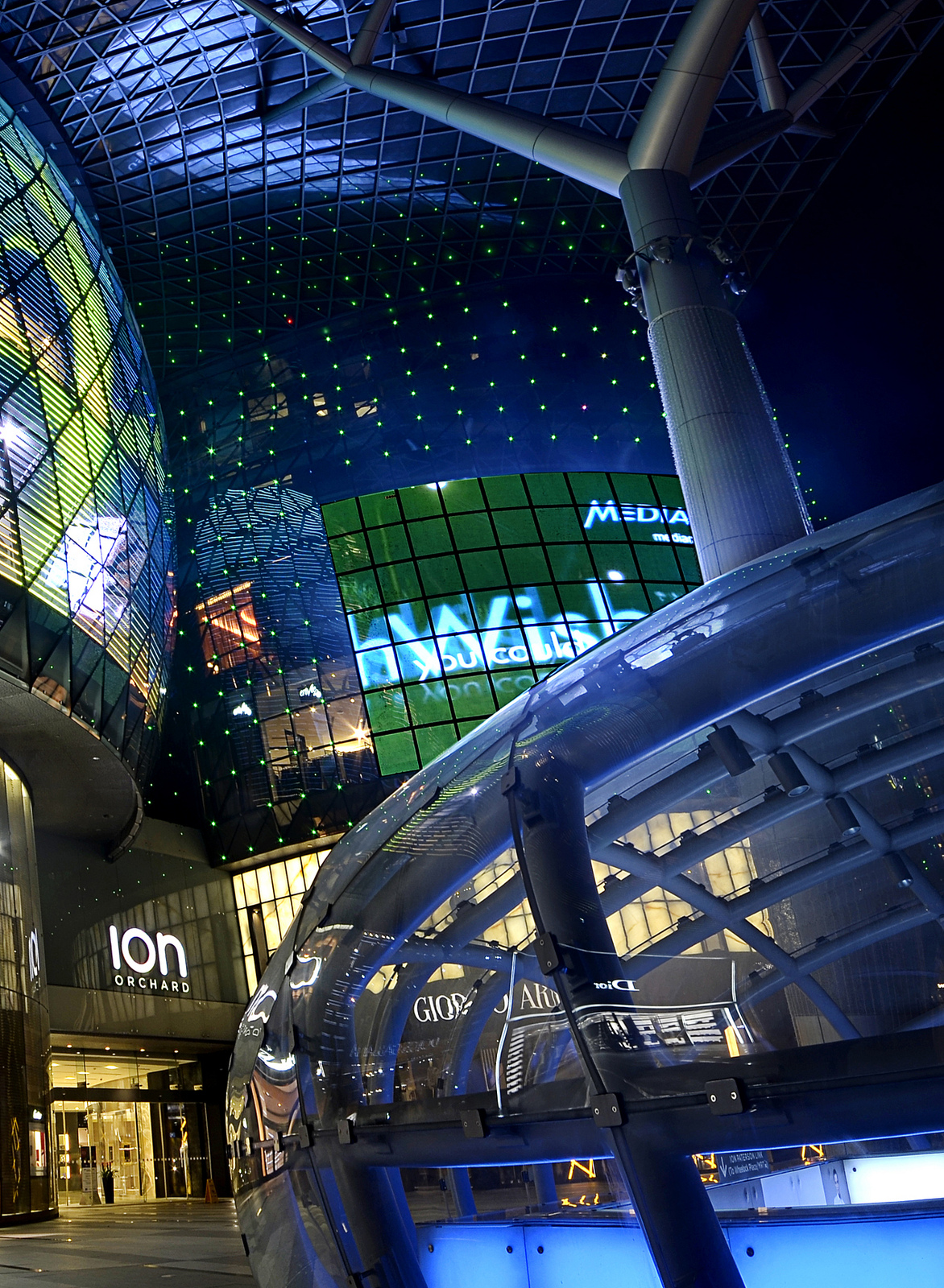 Ion Orchard Shopping Mall in Singapore.
