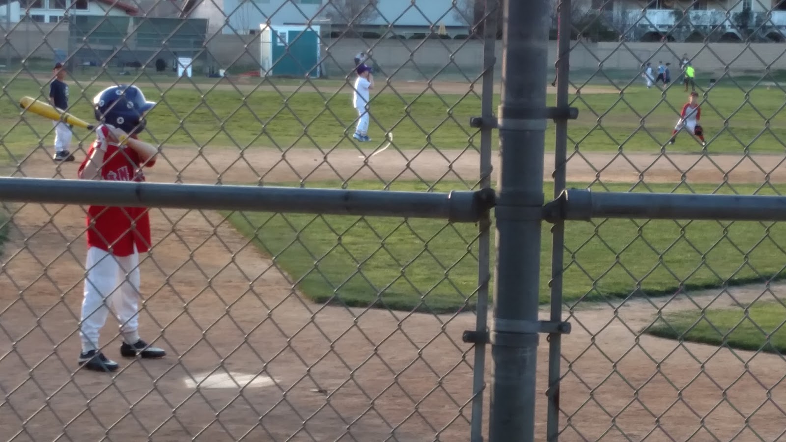 Bryson's World: 1st baseball scrimmage - Go Angels!