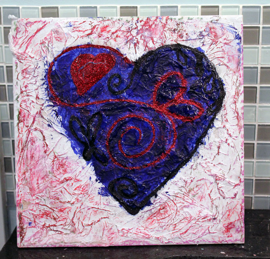 Clippings from the Studio Floor: Ceramic Tile Hearts