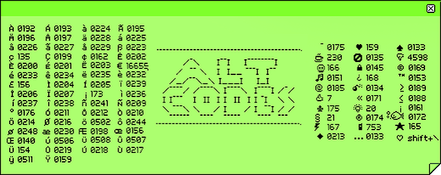 Alt Codes and Symbols...Full list.
