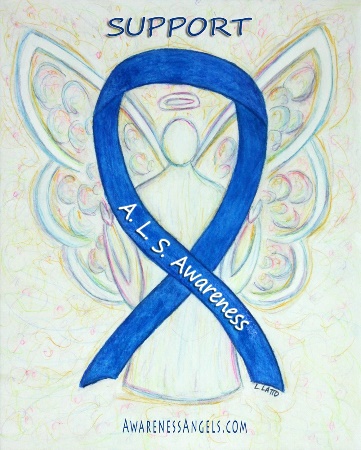 Awareness Angels Art Project: Amyotrophic lateral sclerosis (ALS) Blue ...