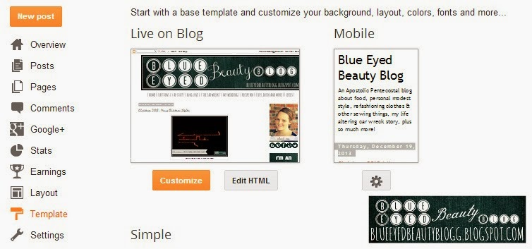 Blue Eyed Beauty Blog: Blogging Tips | DIY Custom Menu Bar