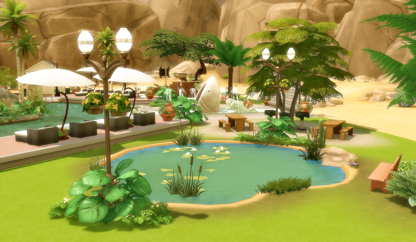 Oasis Springs Park - The Sims 4 - Via Sims
